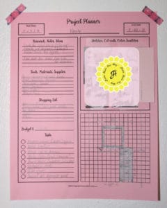 Project Planner Printable [Free PDF for Your Creative Ideas]