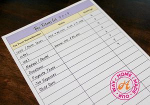 Tax Documents - Organize Them & Avoid Tax Season Stress