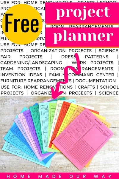 Project Planner Printable [Free PDF for Your Creative Ideas]