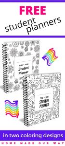Free Student Planner Printable for the 2023 - 2024 School Year