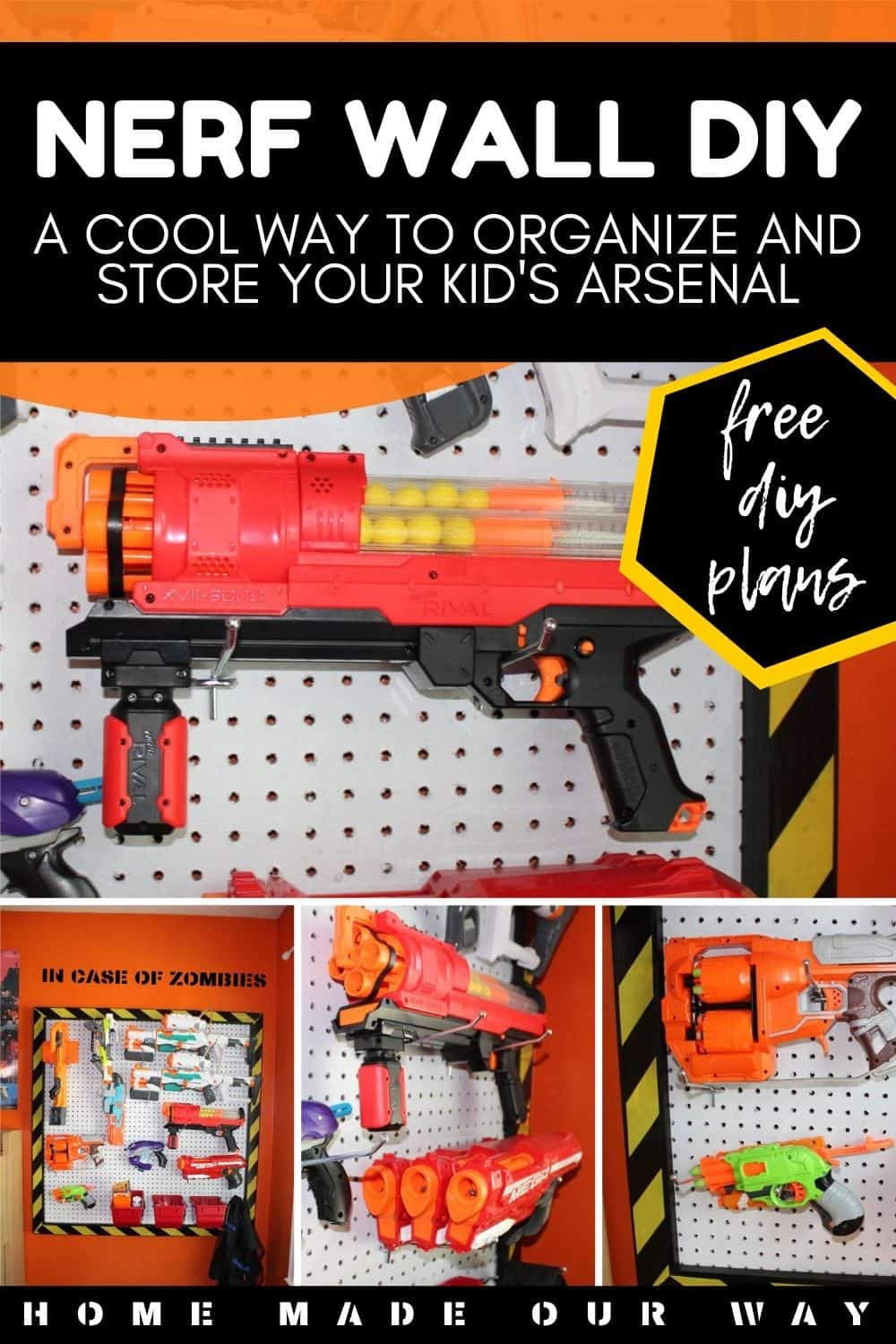 Nerf Wall DIY - A How-to-Guide for Creating Your Nerf Gun Wall