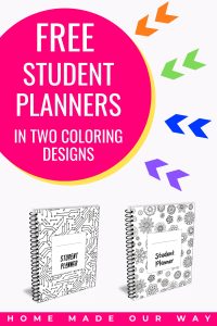 Free Student Planner Printable for the 2025 - 2026 School Year