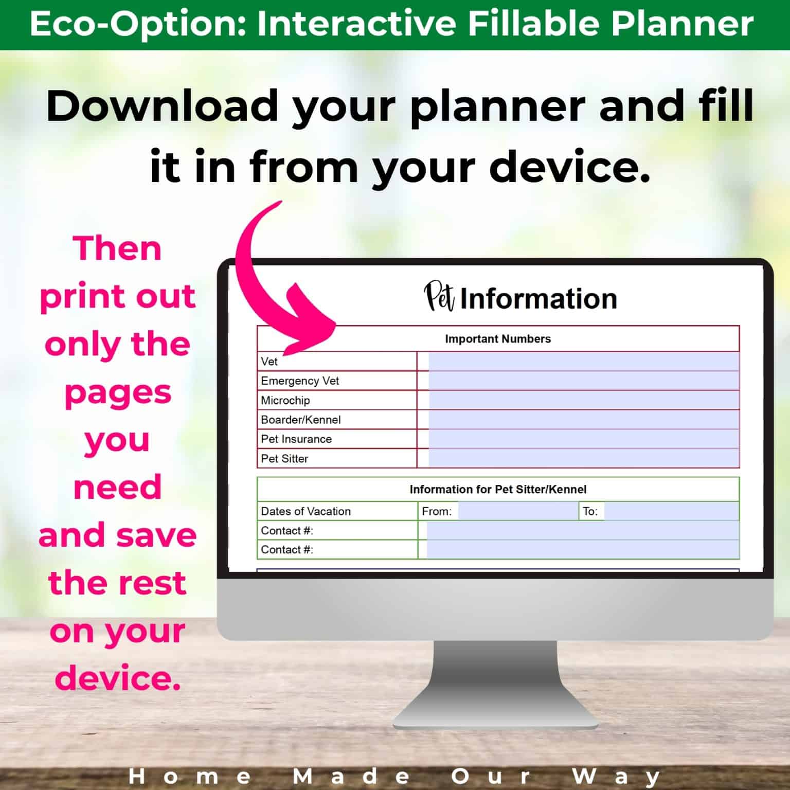 Thank You for Signing Up for Our Free Home Management Planner