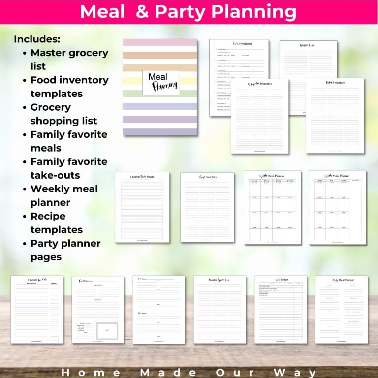 Thank You for Signing Up for Our Free Home Management Planner