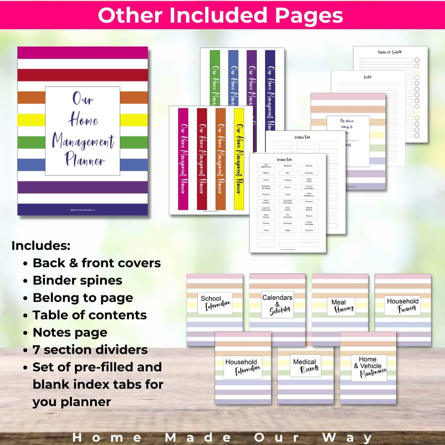 Thank You for Signing Up for Our Free Home Management Planner