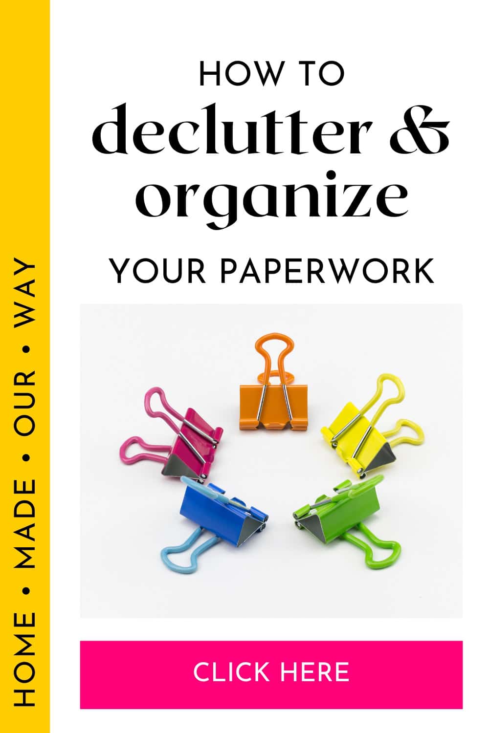 Paperwork Organization - Declutter and Organize Your Documents