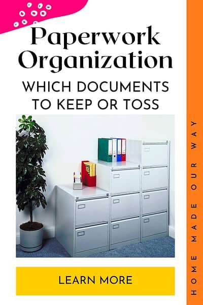 Paperwork Organization - Declutter and Organize Your Documents