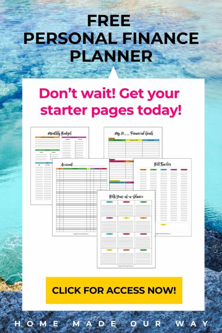 Financial Planner - Get Your Finances in Order with this Free PDF