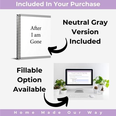 Accessing the After I am Gone Checklist - Home Made Our Way